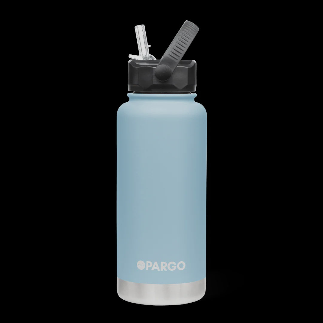 Project Pargo 950mL Insulated Bottle w/ Straw Lid - Bay Blue ...